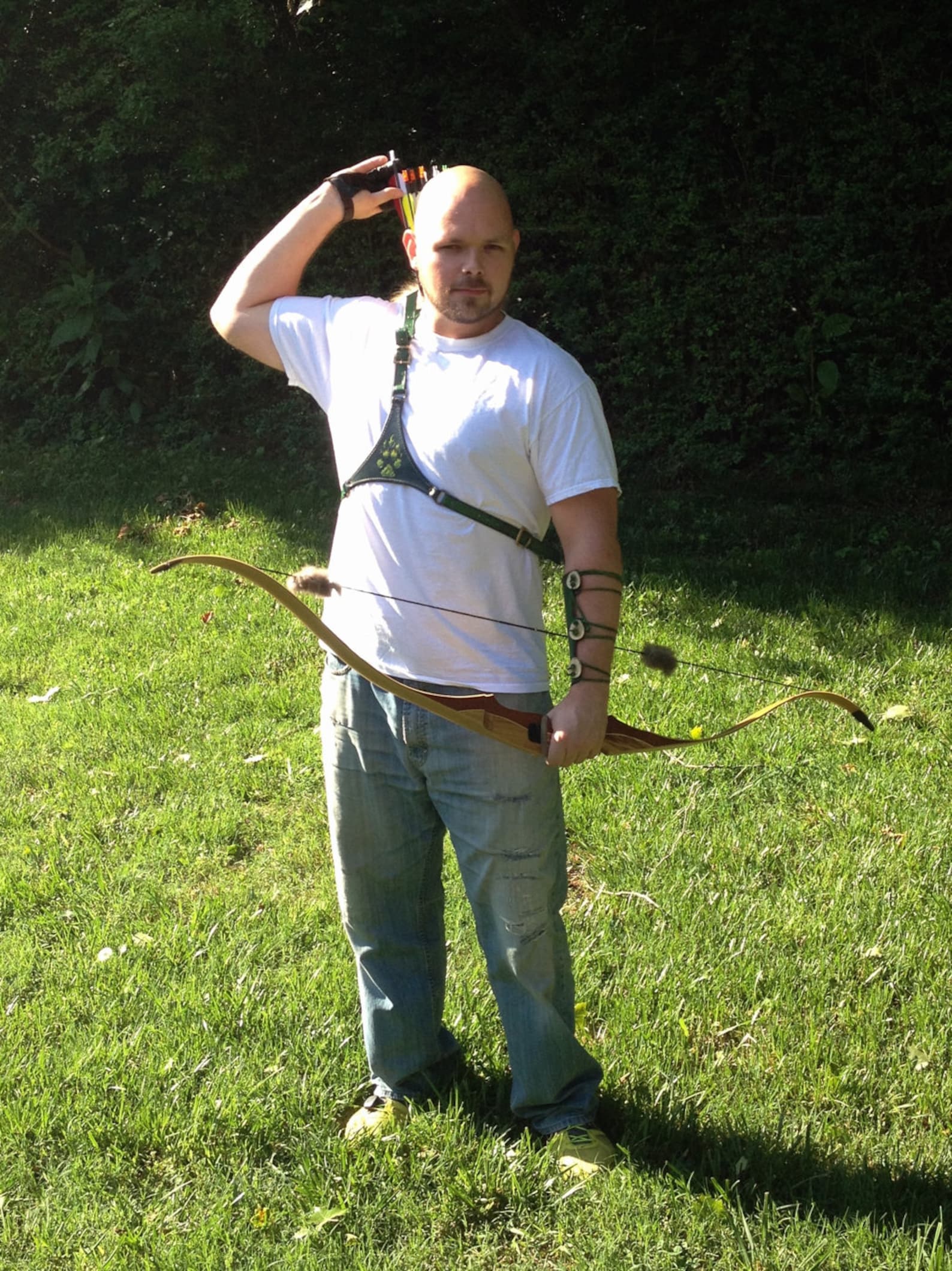 Leather Back Quiver for Broad-head Arrows With A 3-point Chest - Etsy