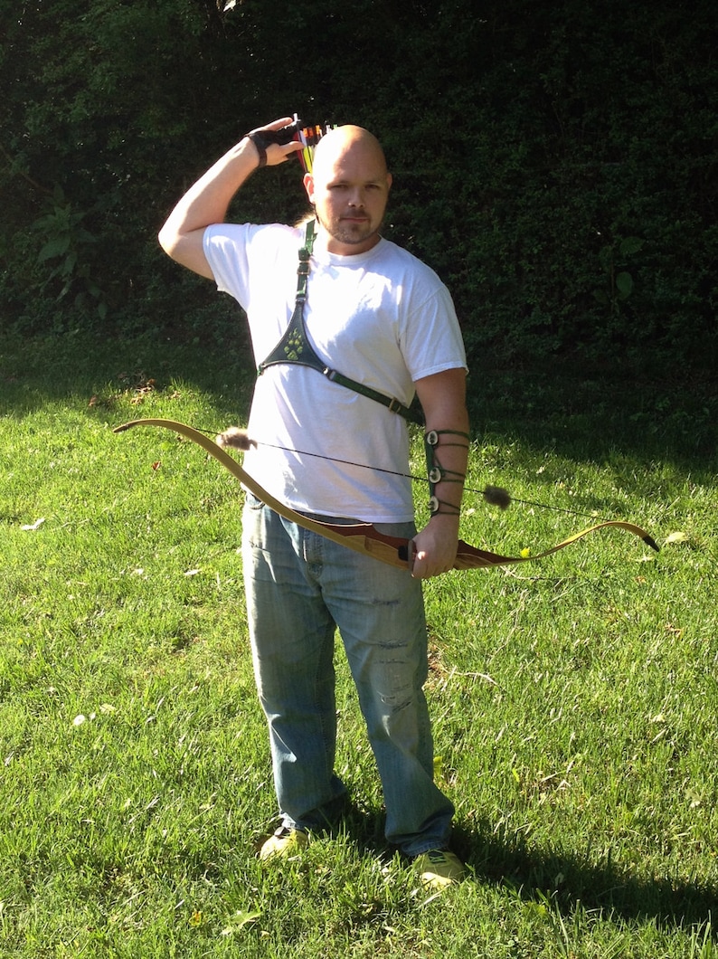 Leather Back Quiver for Broad-head Arrows With A 3-point Chest - Etsy