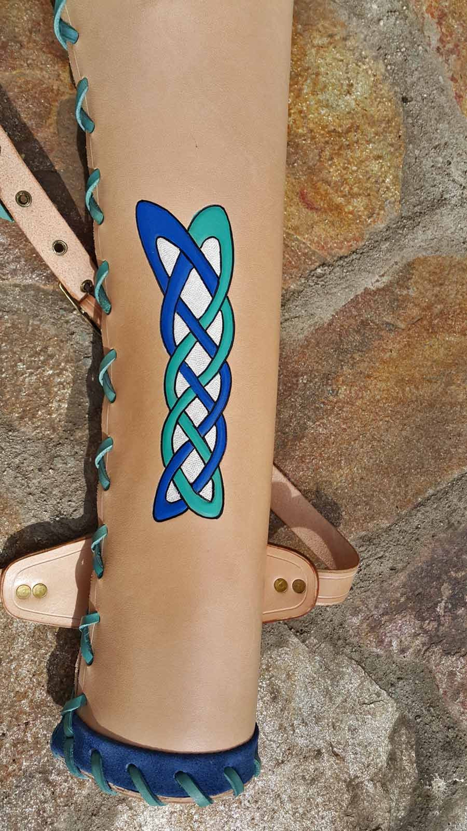 Elfish Style Leather Back Quiver Adjustable With Three Straps | Etsy