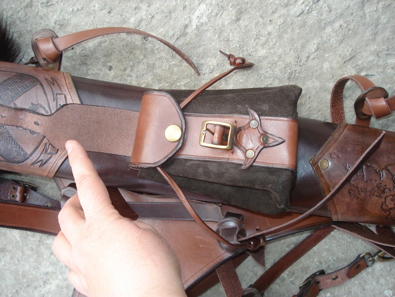 Multifunctional Leather Quiver Set Rennik Holding | Etsy