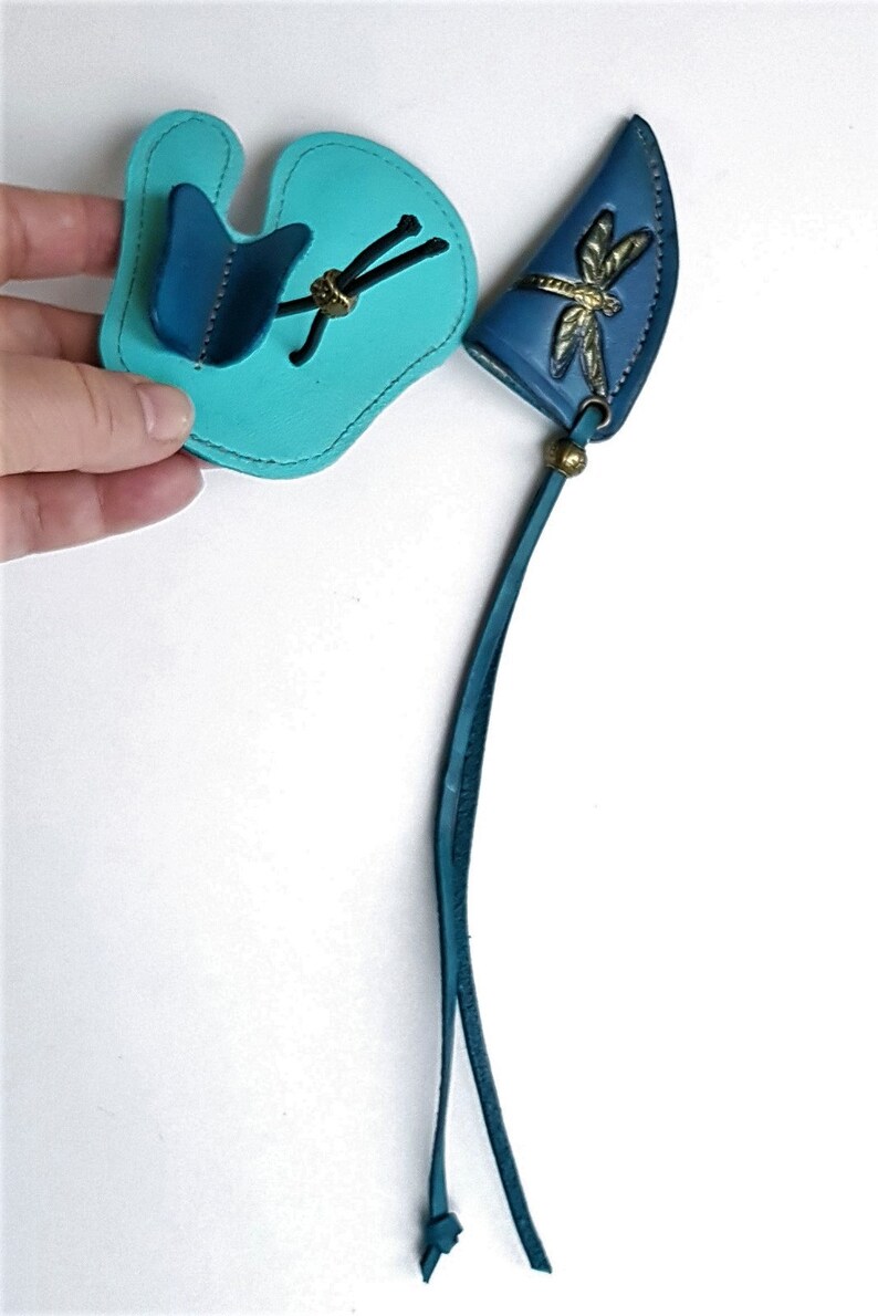 Archery Leather Finger Tab With A Pull Cord - Etsy