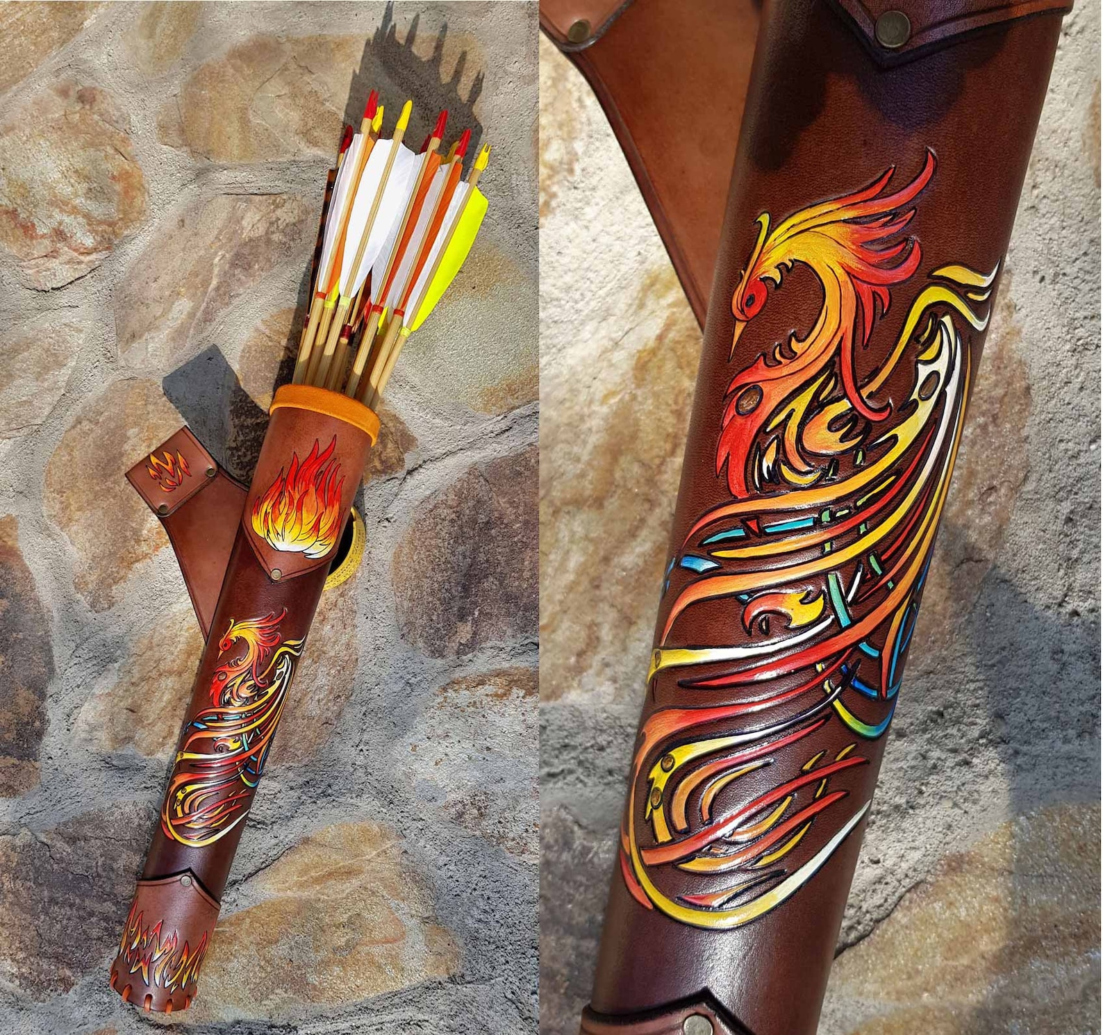 Leather Hip Quiver - Etsy