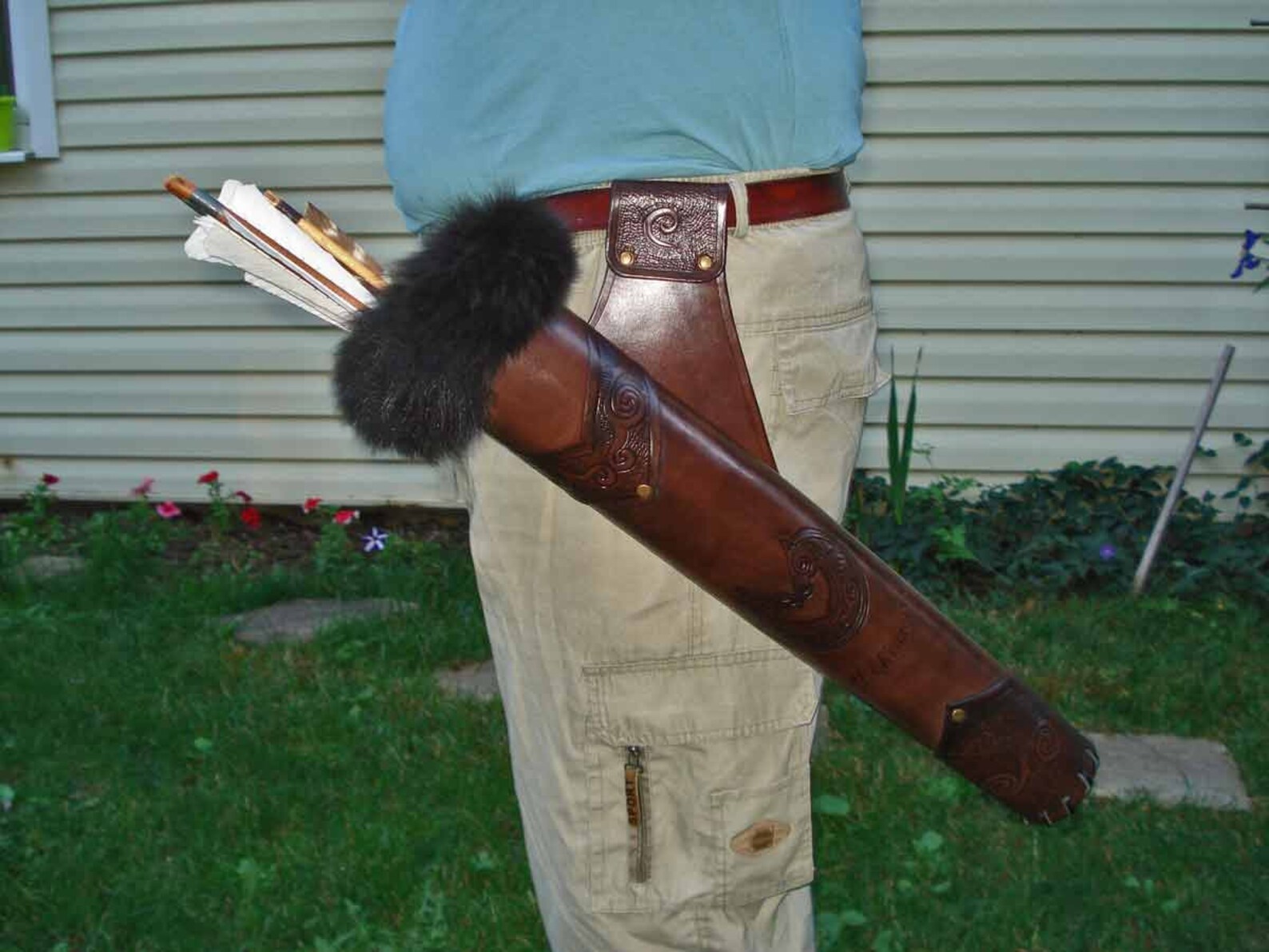 Leather Hip Quiver - Etsy