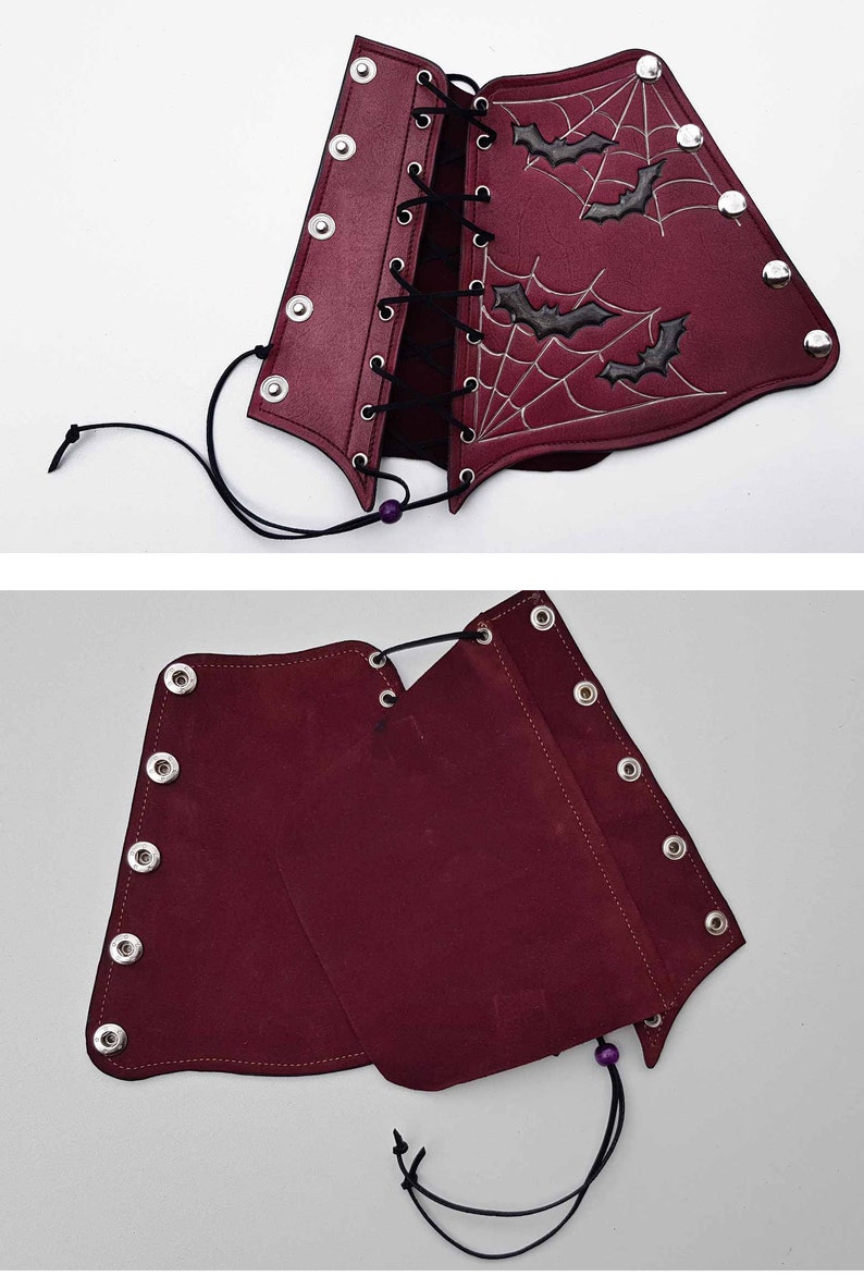 Leather Arm Guard Full Fore-arm Cover With Lacing Plus Snap - Etsy