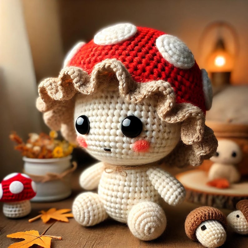 Mushroom Guy - Critter Stitch Crochet Pattern Amigurumi | Crochet Toy ...