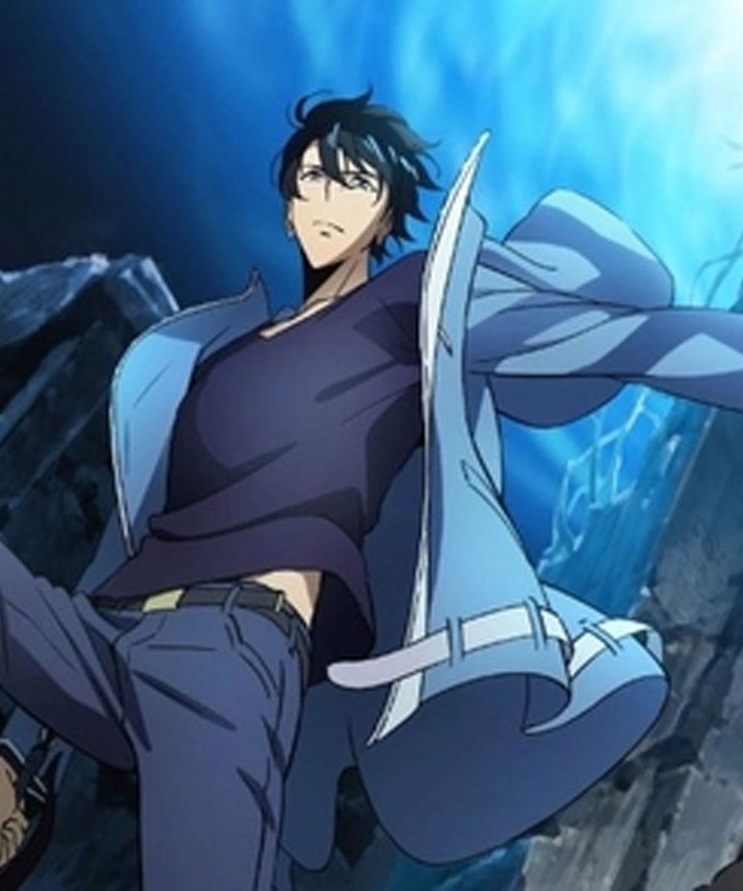 Jinwoo Jacket Solo Leveling S01 Jinwoo Sung Blue Costume Cosplay Coat ...