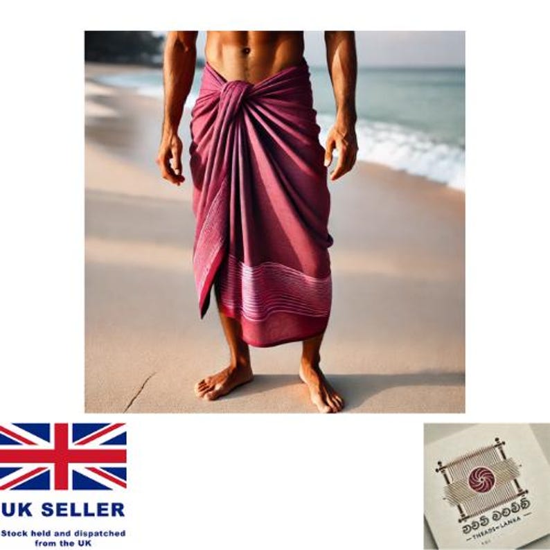 Handmade Sri Lankan Batik Sarong 100% Cotton Beach Wrap Stiched - Etsy