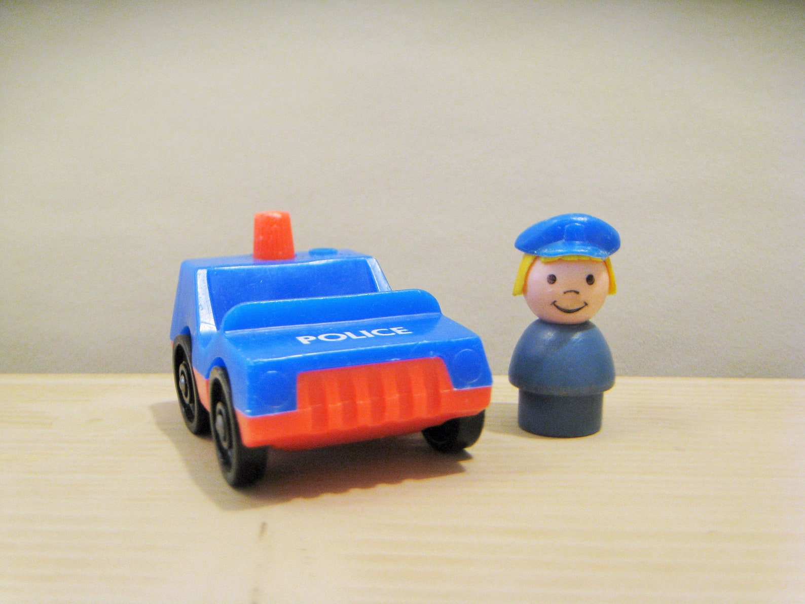 Vintage Fisher Price Police Woman and Car | Etsy