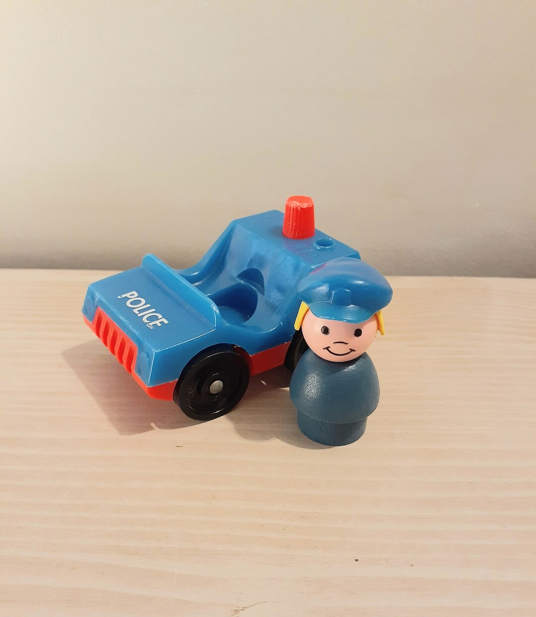 Vintage Fisher Price Police Woman and Car - Etsy