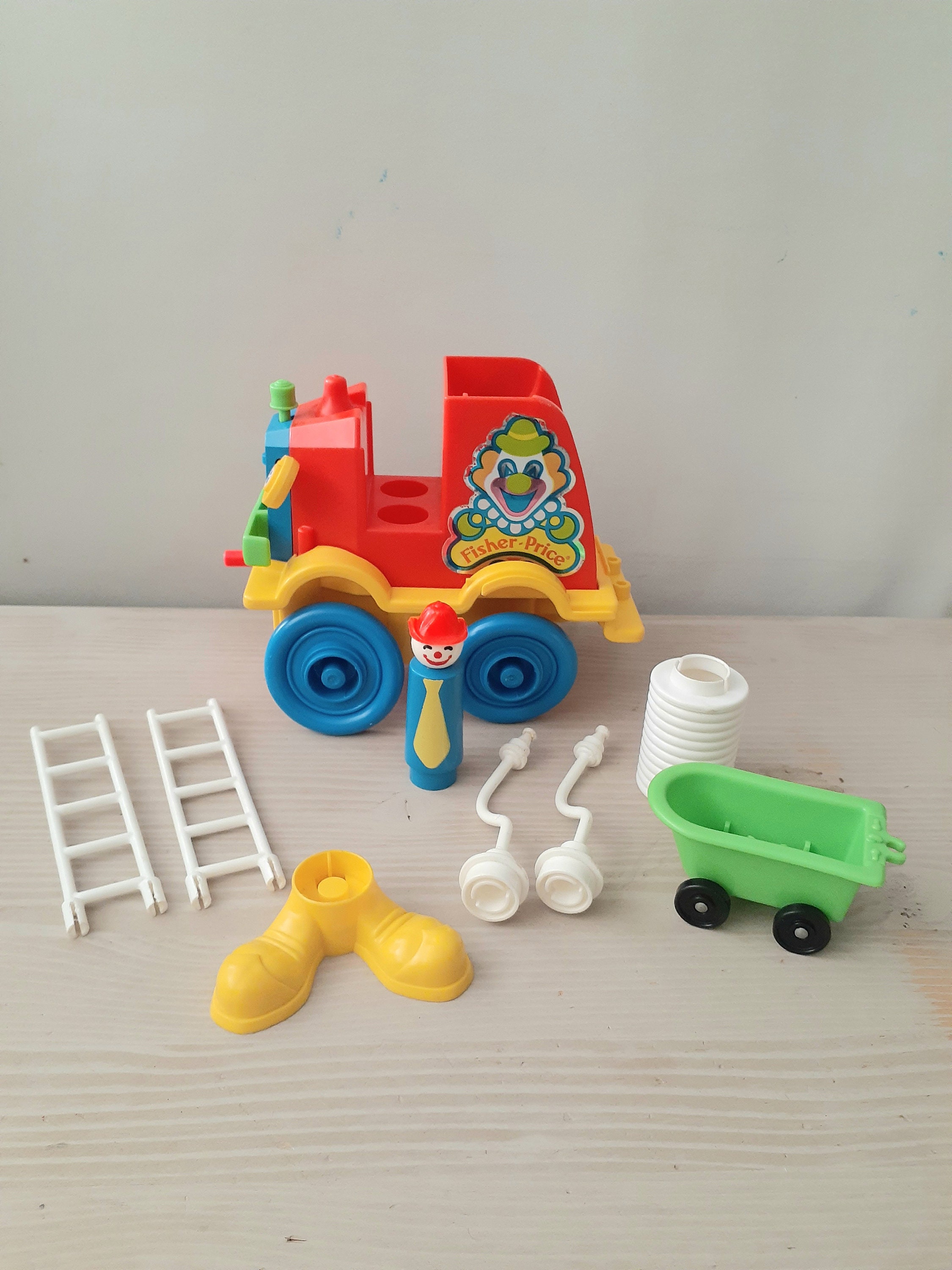 Vintage Fisher Price Crazy Clown Fire Brigade With Original Box - Etsy