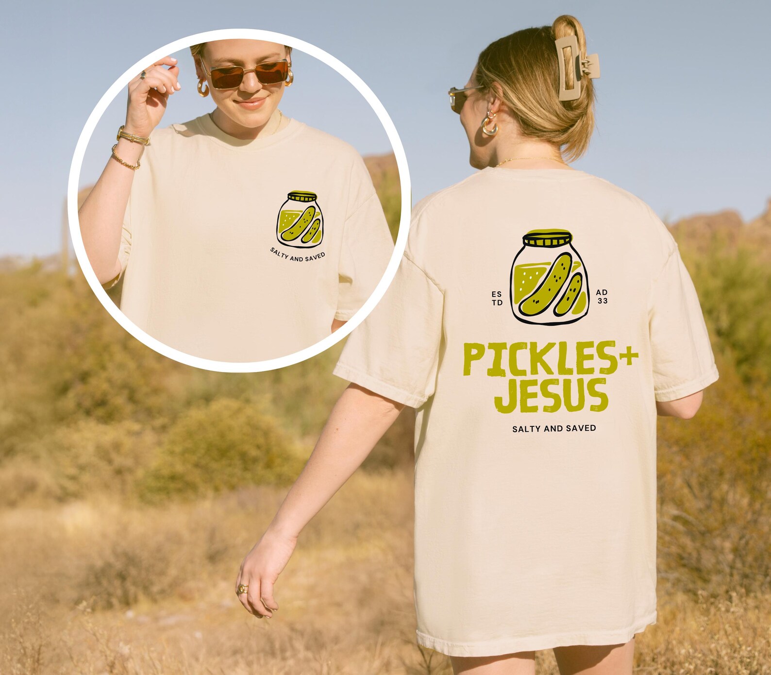 Comfort Colors Jesus Pickle Shirt, Pickles Shirt, Christian Shirts ...