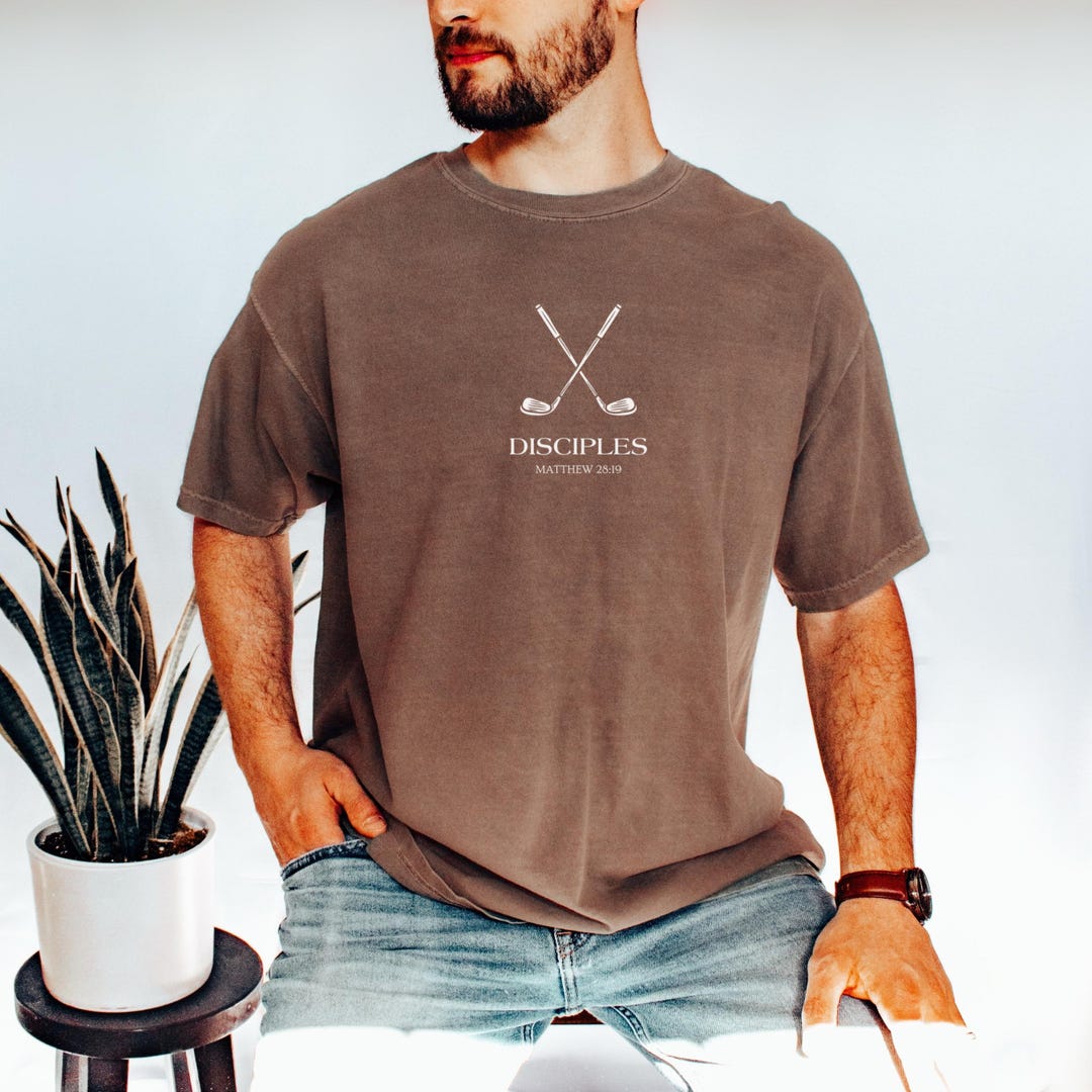 Mens Christian Golf Shirt Bible Verse Graphic Tee Religious for Man ...