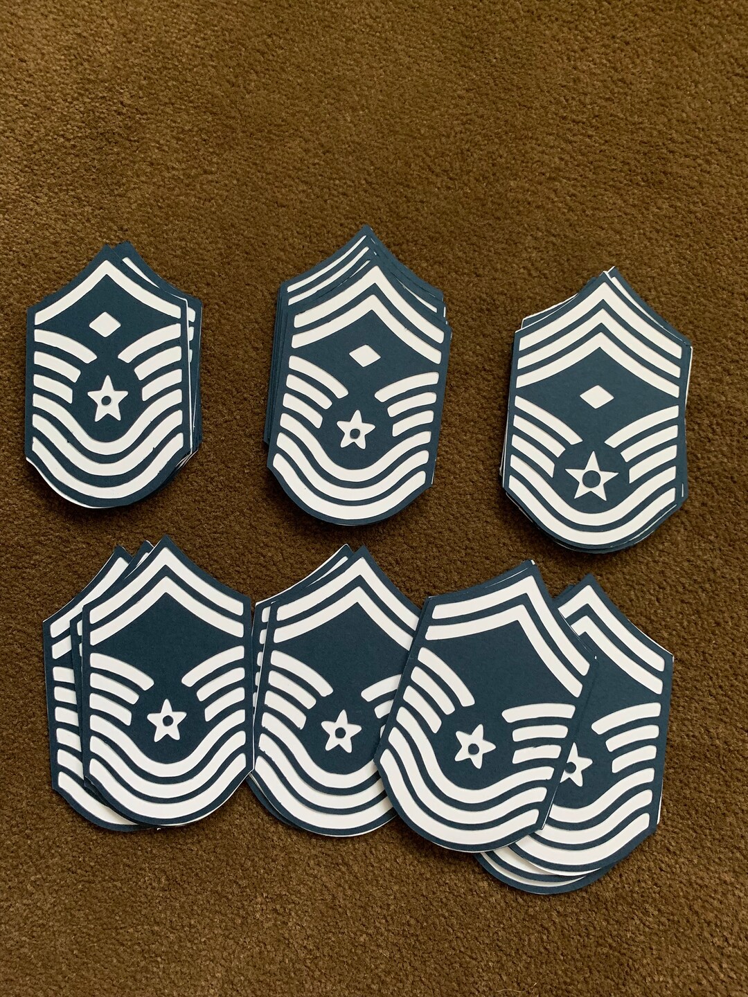 USAF Enlisted Stripes Cutouts- Set of 5 - Etsy