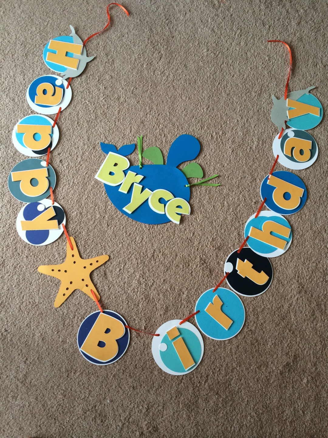 Sea Themed Birthday Banner - Etsy