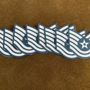 USAF Enlisted Stripes Cutouts- Set of 5 - Etsy