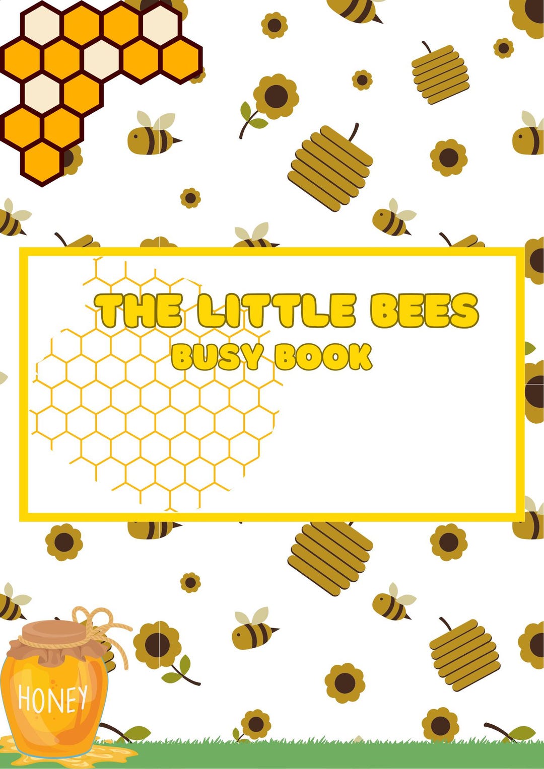 Little Bees Preschool Busy Book: Alphabet, Numbers, Tracing (PDF ...