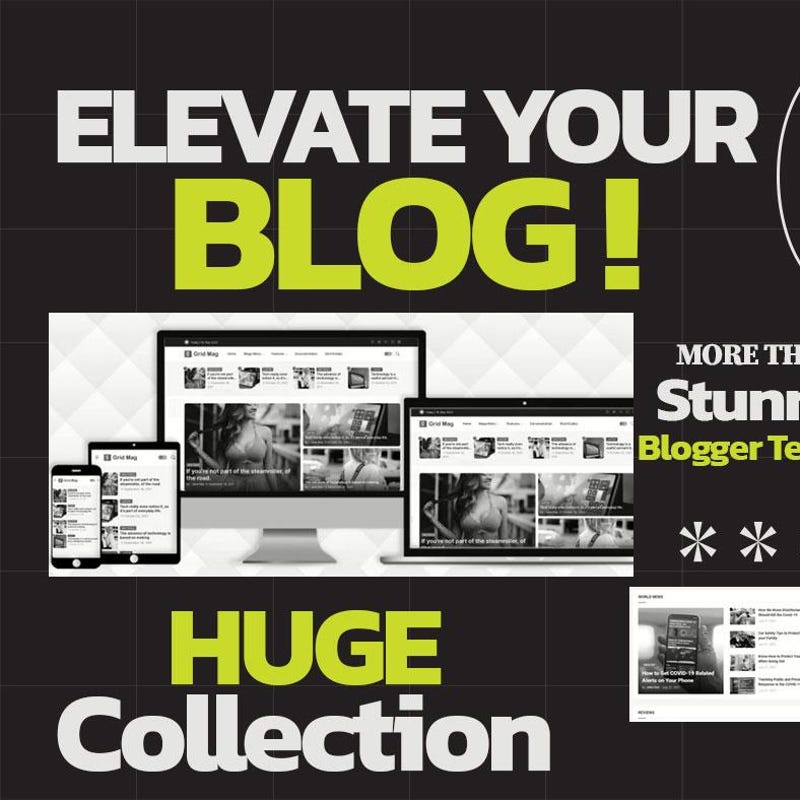 Blogger Template - Etsy