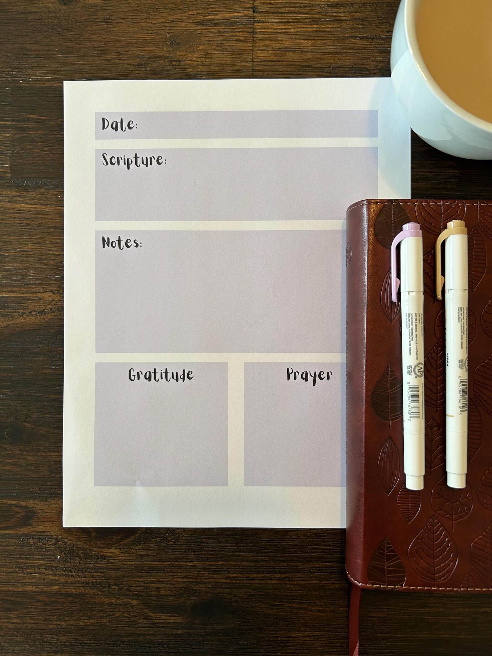 Bible Journal | Printable Prayer Journal | Daily Devotional | Digital ...