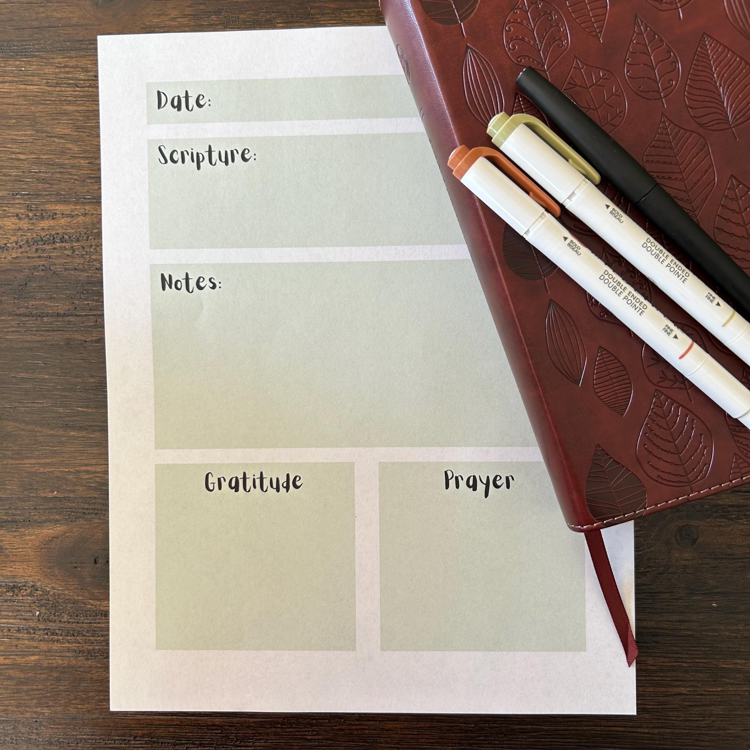 Bible Journal | Printable Prayer Journal | Daily Devotional | Digital ...