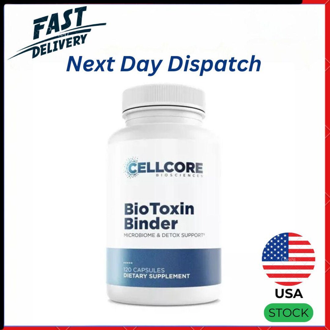Cellcore Biotoxin Binder, Microbiome & Detox Support, 120 Capsules Exp ...