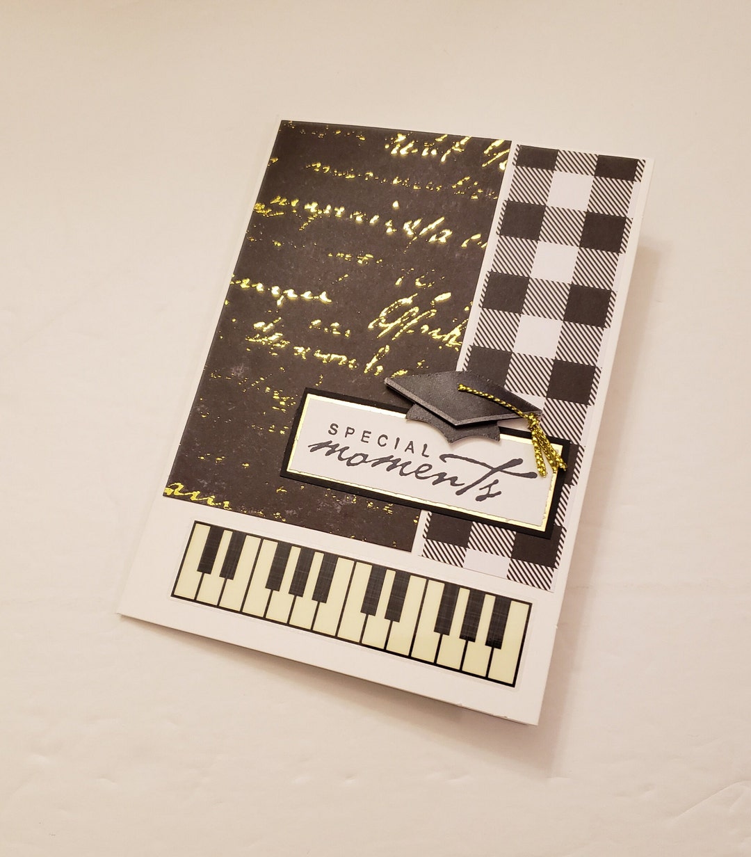 Music Themed Graduation Greeting Card -special Moments/graduation Card ...