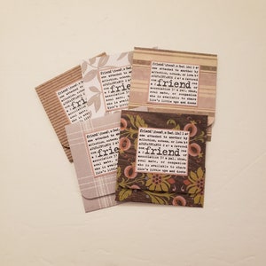 Tea Card Set/tea Party Favors/tea Note Cards - Friend/tea Gift Set ...