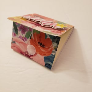 Tropical Flower Themed Sticky Notes Pad Aloha/sticky Notes Pad/floral ...