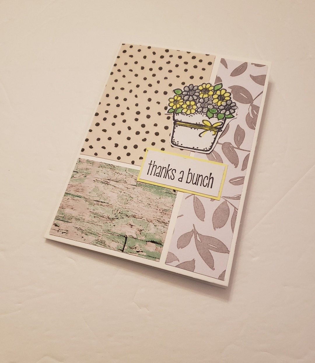 Thank You Greeting Card Thanks a Bunch/thank You Card/thank You Note ...