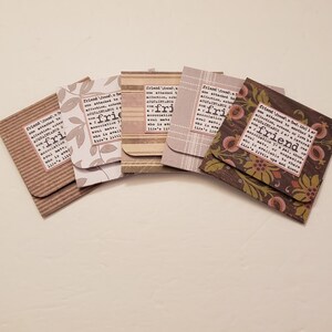 Tea Card Set/tea Party Favors/tea Note Cards - Friend/tea Gift Set ...
