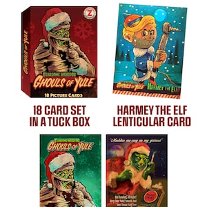 FEARSOME WEIRDOS: Ghouls of Yule by Robert Jimenez 18 Card Monster ...