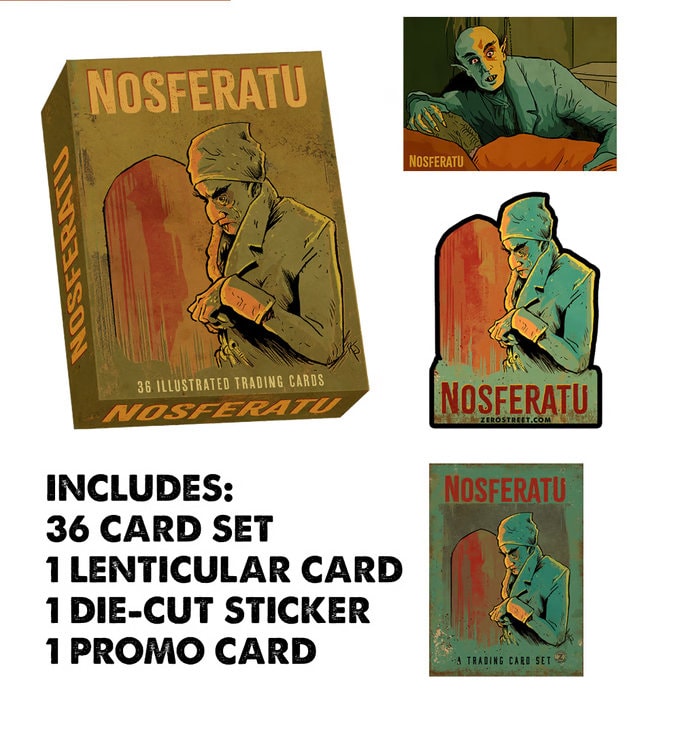 Nosferatu by Robert Jimenez Trading Card Set Horror Monster Vampire Art ...