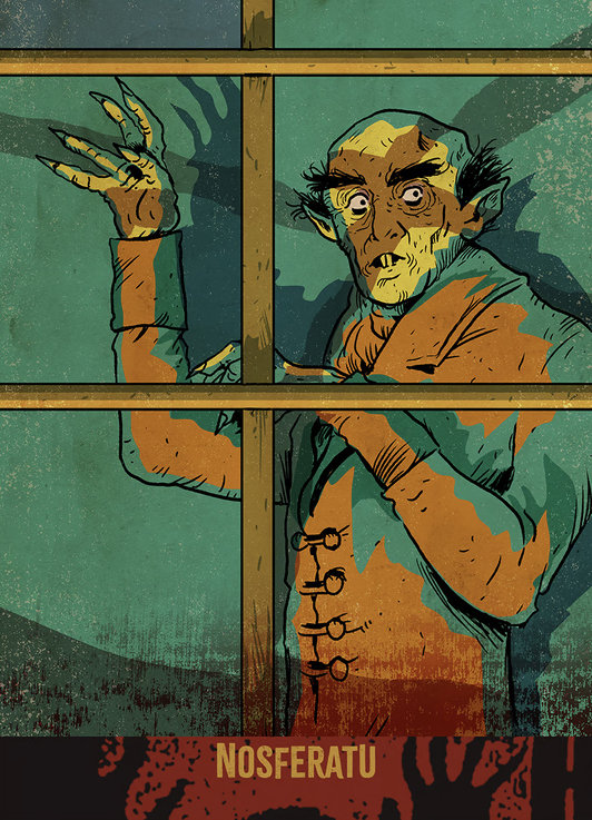 Nosferatu by Robert Jimenez Trading Card Set Horror Monster Vampire Art ...
