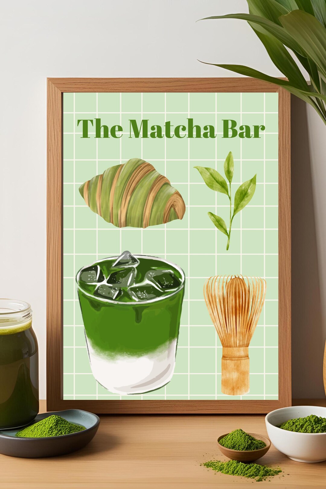 Matcha Digital Printable Poster Wall Art for College Dorm Apartment ...