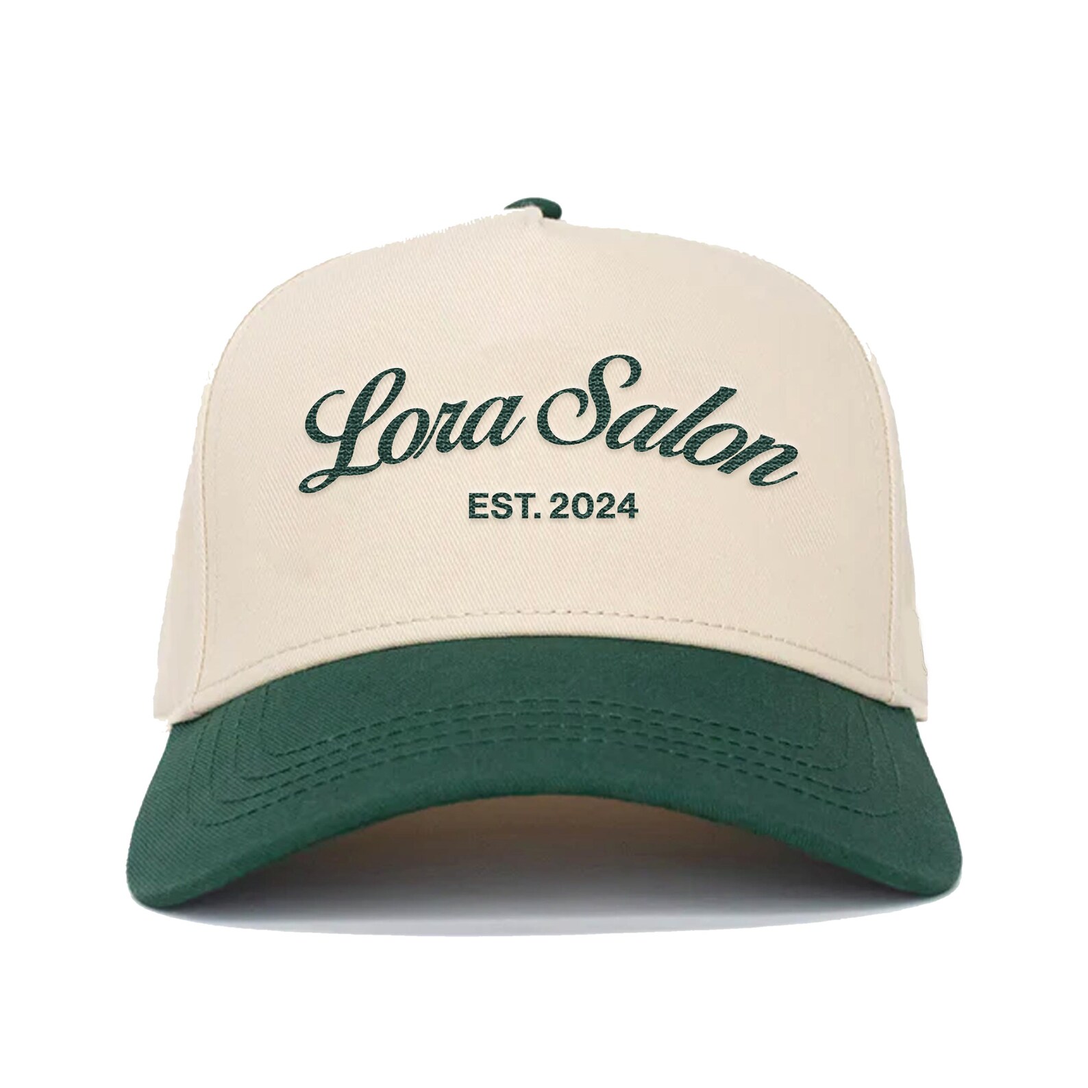 Custom Your Text Hat Custom Embroidered Two Tone Hat Personalized Dad ...