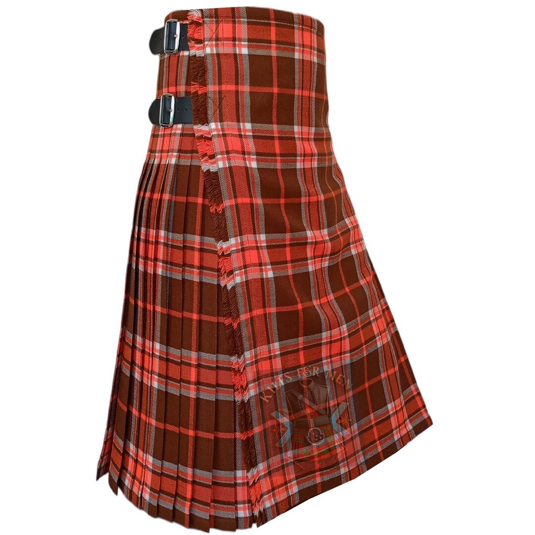 Pride of Cleveland Fall Tartan Kilt: 8 Yard Scottish Highland Style - Etsy