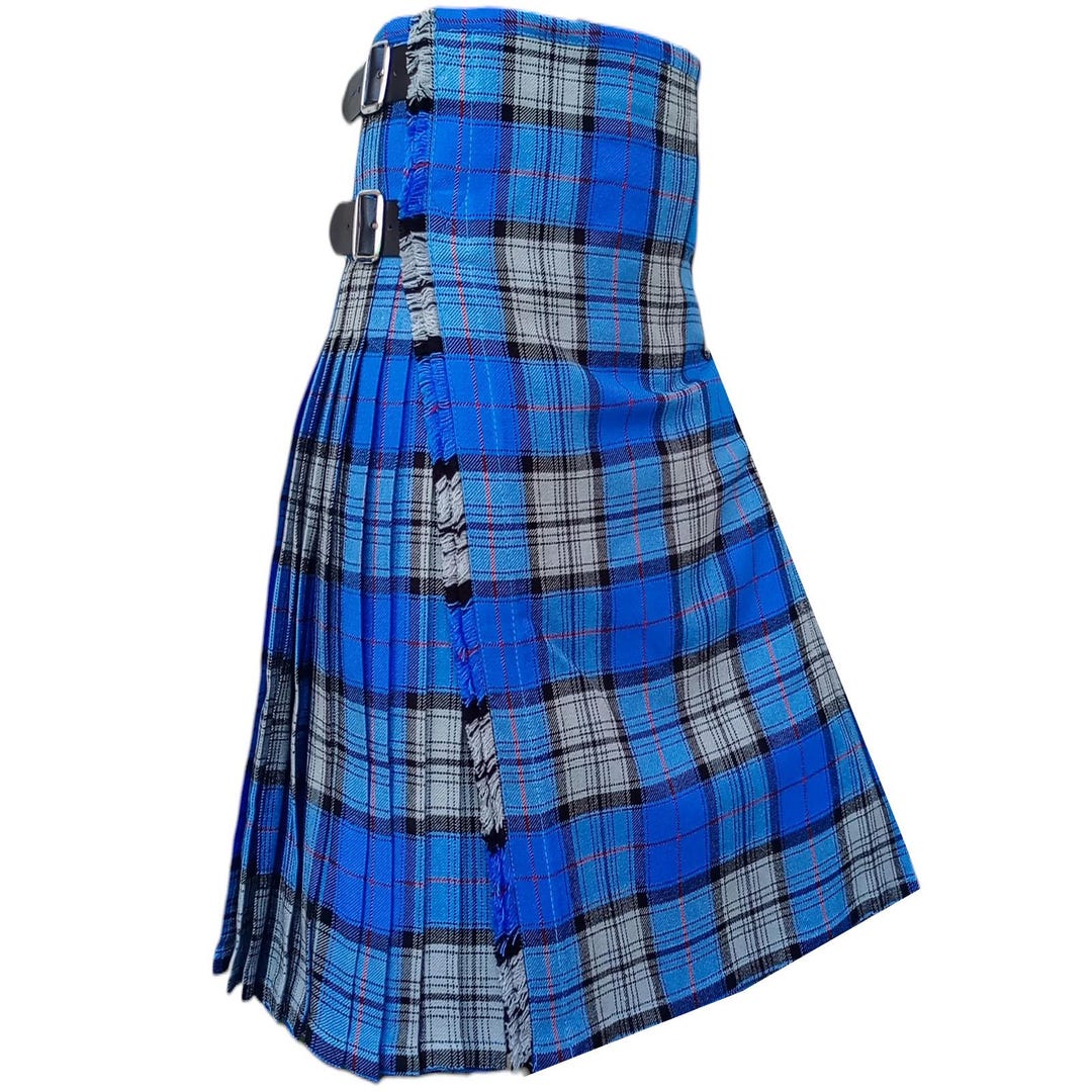 Clan Fowler Ancient Tartan Kilt: 8 Yard Scottish Traditional Highland ...