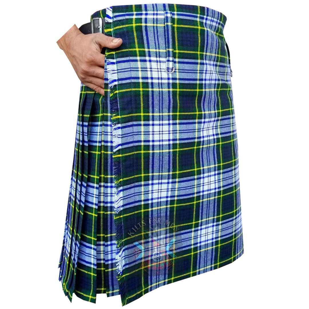 Clan Dress Gordon Tartan Kilt for Men – Kilt With 2 Side Clash Pockets ...
