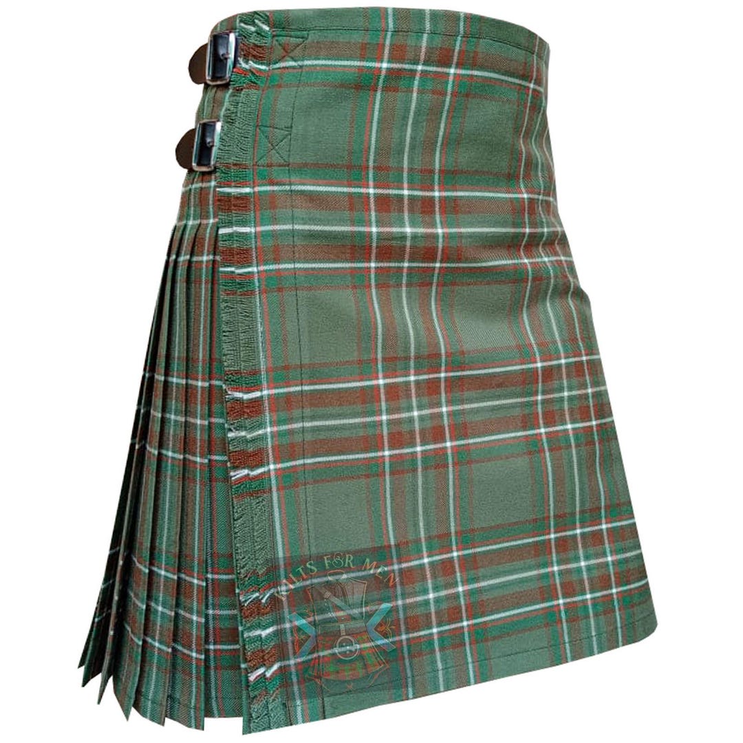 Kelly Dress Tartan Kilt for Men Scottish Handmade Traditional 8-yard ...