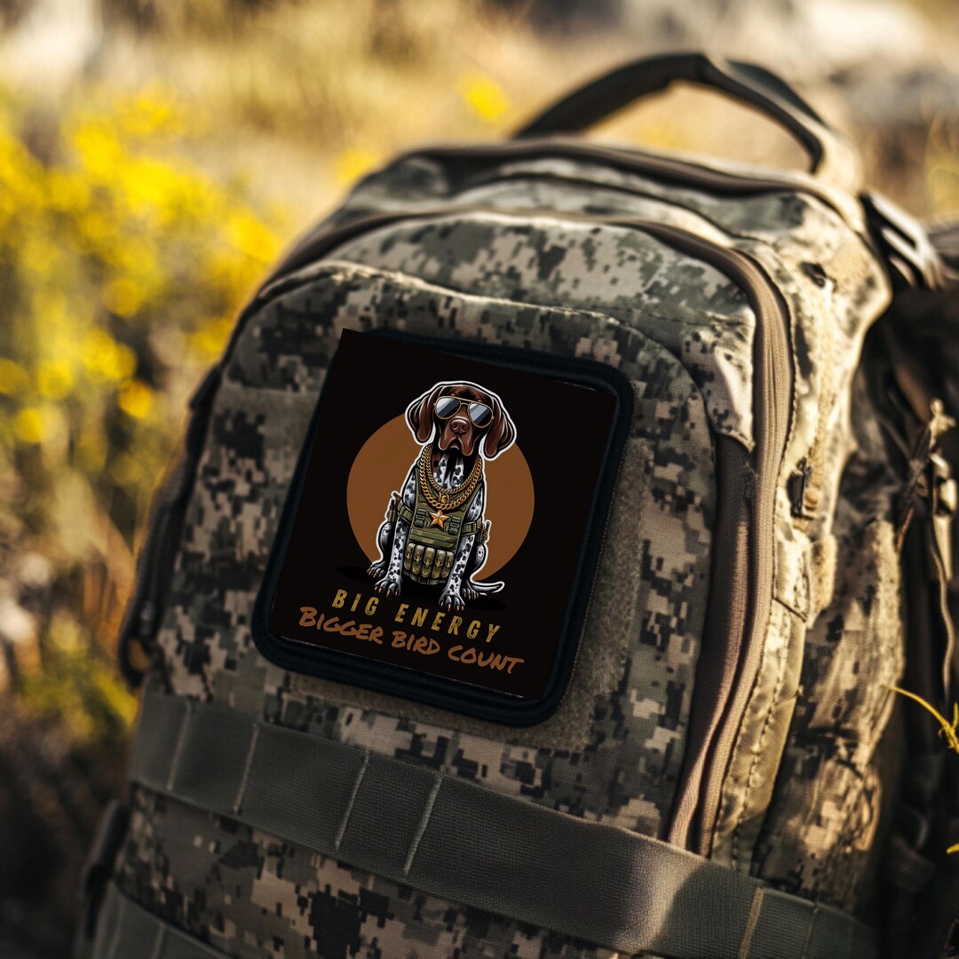 Tactical GSP Patch, German Shorthaired Pointer Hunting Dog Morale Patch ...