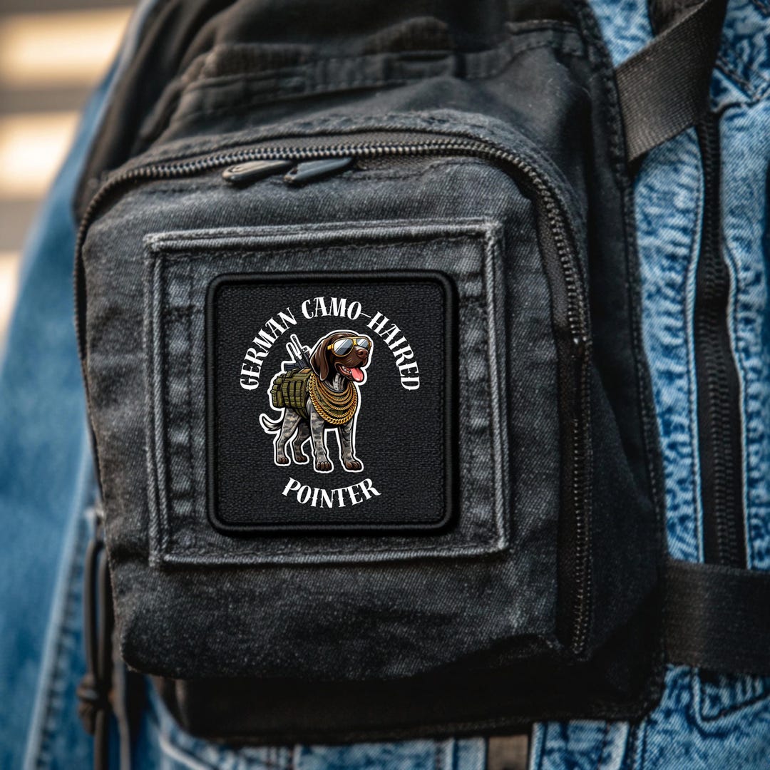 Tactical GSP Patch, German Shorthaired Pointer Hunting Dog Morale Patch ...