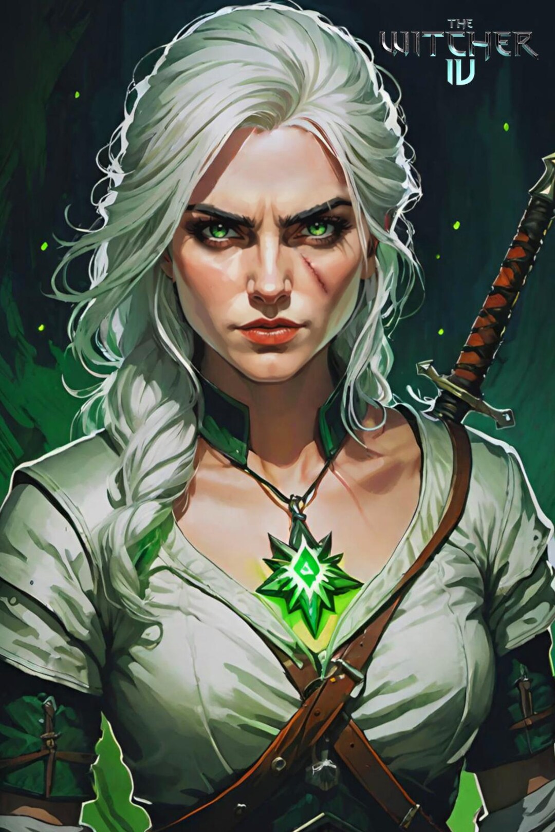 Ciri Fan Art | the Witcher Print | Digital Download | Fantasy Art ...