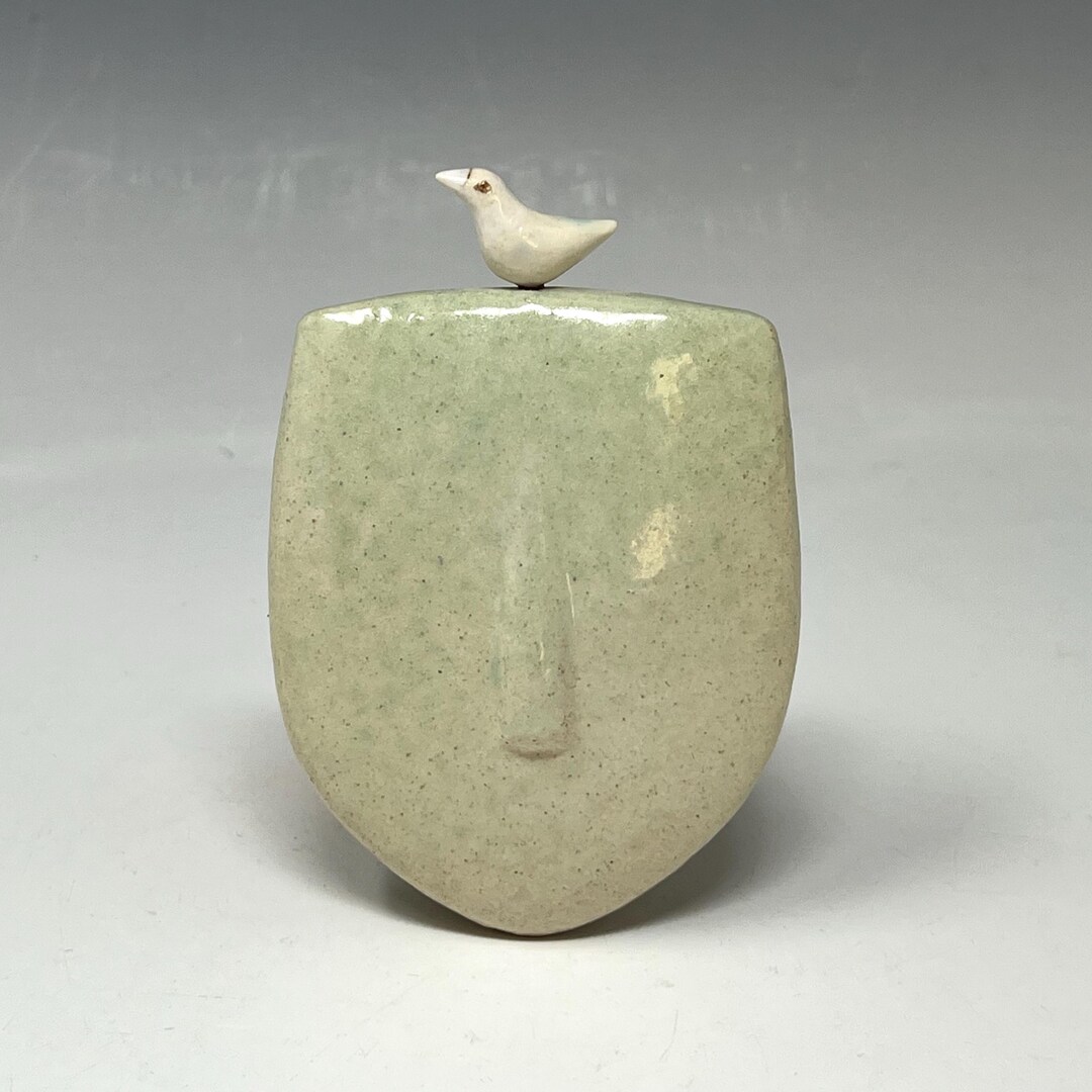 Cycladic Inspired Goddess With Bird - Sculpture by Margaret Wozniak - Etsy