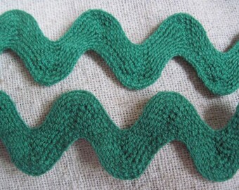 AQUA cotton rick rack | Etsy