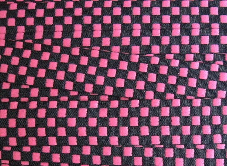 CHECKERBOARD Hot Pink and Black - Etsy