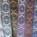 Geometric Octagon Jacquard Ribbon SILVER and GREEN - Etsy