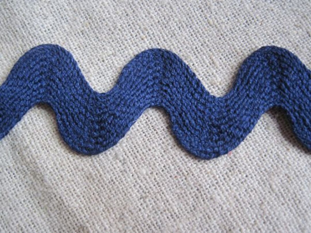 NAVY BLUE Cotton Rick Rack - Etsy