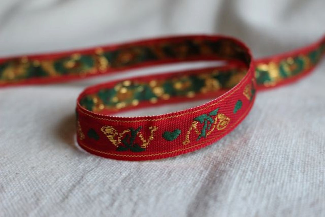 French Horn Holiday Ribbon - Etsy