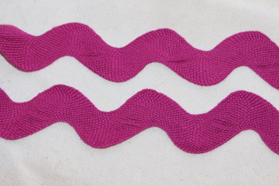 Magenta JUMBO Rick Rack - Etsy