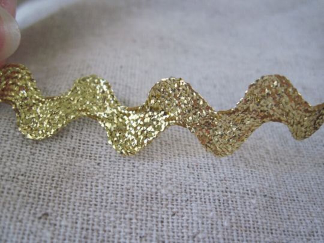 GOLD Metallic Rick Rack - Etsy