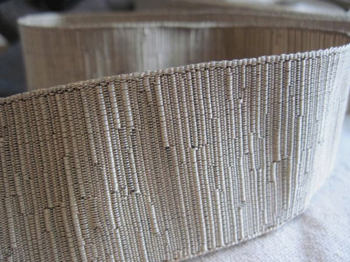 NATURAL Bark textured Ribbon | Etsy